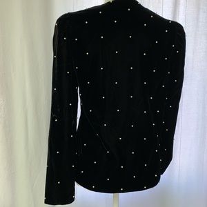 Jackets & Coats | Vintage Velvet Pearl Jacket | Poshmark